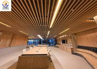China Aluminum Baffle Ceiling Linear Square Tube 0.6-3.0mm Thickness Custom Sizes for sale