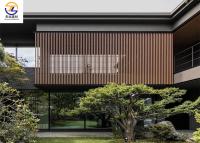 China Wood Grain Aluminum Tube 1.0mm-5.0mm Wall Thickness Moistureproof Lightweight for Construction for sale