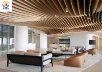 China Custom Wavy Aluminum Ceiling Panels 0.5-3.0mm Factory Direct for Commercial Coffee Shop Design for sale