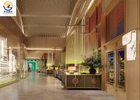 China Custom Curved Aluminum Ceiling Panels 0.5-3.0mm for Luxury Restaurant Resort Interior Design for sale