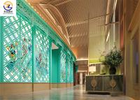 China Custom Curved Aluminum Ceiling Panels 0.5-3.0mm for Luxury Restaurant Resort Interior Design for sale