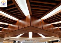 China Extruded Aluminum Square Tube Ceiling Curved Linear Baffle 6063-T5 0.5-3.0mm for sale