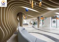 China Custom Curved Aluminum Baffle Ceiling | Artistic Wave Design for Creative Spaces for sale