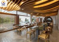 China Curved Aluminum Baffle Ceiling 6063-T5 Custom Wave Square Tube 0.5-3.0mm for Hospitality for sale