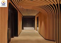 China Extruded Aluminum Square Tube Ceiling 0.5-3.0mm Wave Design for Lounge Office for sale