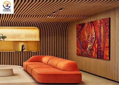 China Extruded Aluminum Square Tube Ceiling 0.5-3.0mm Wave Design for Lounge Office for sale