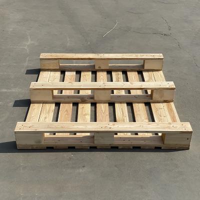 China Customized Rectangular Wood Timber Pallets for Industrial Transportation Storage Solutions for sale