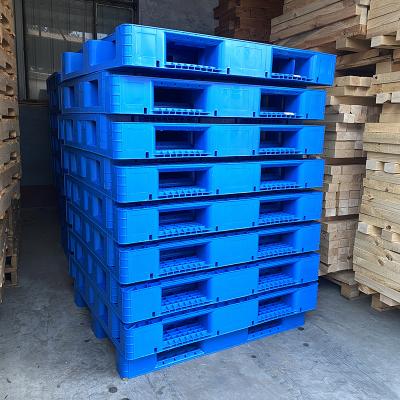 China Industrial Durable Mesh Grid Single Faced Plastic Pallets 4 Way Entry Eco-Friendly Recycled Warehouse Logistics Transportation for sale