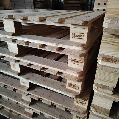 China Standard Single Face 4-Way Entry Wooden Pallet with Customized Size for Industrial Cargo for sale