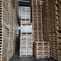 China Pine Solid Wood EPAL Standard Wooden Pallet with Customized Size for Industrial Shipping for sale