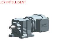 China Transmission Helical Gearmotor Coaxial Helical Inline Gearbox 0.55kw 200NM R Series for sale