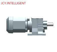 China Transmission Helical Gearmotor Coaxial Helical Inline Gearbox 0.55kw 200NM R Series for sale