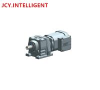 China 230V-400V Helical Inline Gearmotor Custom AC Gearmotors R37 DRS71M4/TF Blue Gray for sale