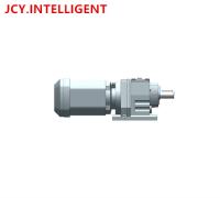China 230V-400V Helical Inline Gearmotor Custom AC Gearmotors R37 DRS71M4/TF Blue Gray for sale