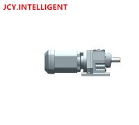 China 230V-400V Helical Inline Gearmotor Custom AC Gearmotors R37 DRS71M4/TF Blue Gray for sale