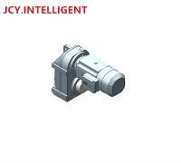 China Parallel Shaft Inline Helical Gearmotor FH77DRN100L4BE5 3KW 50mm for sale