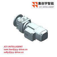 China Helical Worm Drive Gear Motor 0.37KW 24.42 RF37DRN71M4BE05 for sale