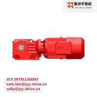 China Customized Inline Helical Bevel Gear Reducer Motor 2.2KW 230V for sale