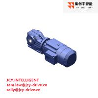 China 35mm Shaft Helical Worm Inline Gearmotor Reducer 2.2KW M3A 15.86 KA47DRN100LS4BE5HF for sale