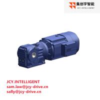 China 35mm Shaft Helical Worm Inline Gearmotor Reducer 2.2KW M3A 15.86 KA47DRN100LS4BE5HF for sale