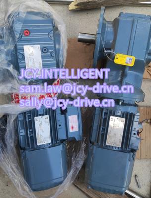 China 35mm Shaft Helical Worm Inline Gearmotor Reducer 2.2KW M3A 15.86 KA47DRN100LS4BE5HF for sale