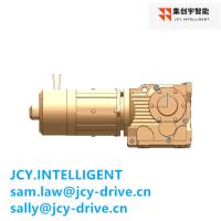 China Bevel Helical Gear Drive Electric Motor Unit 37kw 36.25 K127 DRN225S4/BE32HR/TF for sale
