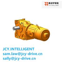 China Industrial Compact Helical Drive Gear Motor 1.5KW 13.65 M1A 50Hz for sale