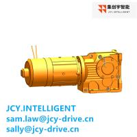 China Industrial Compact Helical Drive Gear Motor 1.5KW 13.65 M1A 50Hz for sale