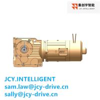 China 3000rpm Helical Bevel Gearmotors Electric Motor Gear Drive 105NM for sale