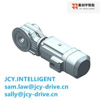 China 3HP Helical Bevel Gear Motor Reducer 5.5KW Output Shaft High Efficiency for sale