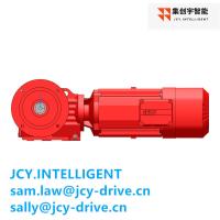 China 5.5KW Helical Bevel Drive Gear Motor 3HP M1A Hollow Shaft 40mm for sale