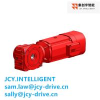 China 5.5KW Helical Bevel Drive Gear Motor 3HP M1A Hollow Shaft 40mm for sale