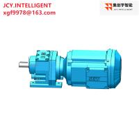 China Industrial AC Helical Inline Gearmotor Units 99NM for sale