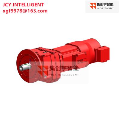 China Compact Bevel Helical Gear Unit Reducer AC Motor for sale