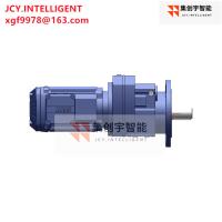 China 1.5KW Motor Reduction Bevel Helical Gear Box M1 RF77 DRN90L4 for sale