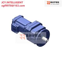 China 1.5KW Motor Reduction Bevel Helical Gear Box M1 RF77 DRN90L4 for sale