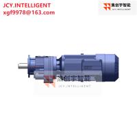 China 3 Phase Heli Bevel Induction Ac Right Angle Gear Motor Gearbox RF57 DRN100L4/BE5 for sale