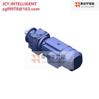 China 3 Phase Heli Bevel Induction Ac Right Angle Gear Motor Gearbox RF57 DRN100L4/BE5 for sale