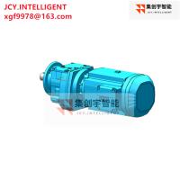 China 3KW Bevel Helical Gear Unit Gearbox Speed Reducer Single Stage for sale