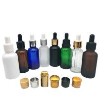China Essential oil bottle 30ml dropper cosmetic bottle 15ml brown glass essential oil bottle transparent for sale