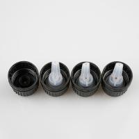China 18/410 20/410 plastic orifice reducer tamper Cap for essential oil bottle, tamper resistant cap with stopper dropper for sale