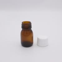 China 28mm plastic cap for Oral liquid syrup bottle l amber glass bottle 100ml for sale