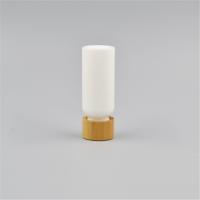 China Plastic 100% PLA biodegradable cosmetic packaging 30g50g100g compostable bottle with bamboo cap for sale