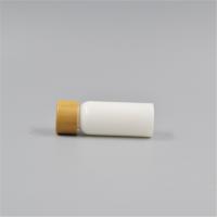 China Plastic 100% PLA biodegradable cosmetic packaging 30g50g100g compostable bottle with bamboo cap for sale