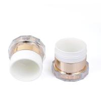 China 30g 50g Acrylic Cream Jar Cylinder Cosmetics Container Scrub Cream Bottle In Stock Logo Available for sale