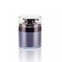 China Airless Pump Jar 30ml 50ml 1oz bottle Airless for Cream Essence Plastic bottle With Pump Facial cosmetic bottle custom for sale