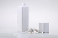 China Square bottle HDPE plastic bottle 500ml lotion bottle shampoo body wash bottle for sale