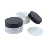China PET plastic jars with lids food grade, cosmetic packaging cream jar plastic screw lid for sale