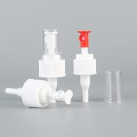 China 18mm 20mm 24mm 28mm clear and white plastic/aluminium fine mist sprayer with cap, sprayer pump with cap for sale