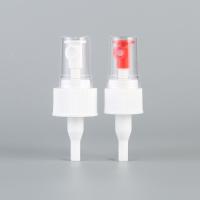 China 18mm 20mm 24mm 28mm clear and white plastic/aluminium fine mist sprayer with cap, sprayer pump with cap for sale